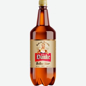 Пиво Frau Danke светлое фильтрованное пастеризованное 4.5% 1.35л в ...