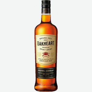Напиток Bacardi OakHeart Original на основе рома 35% 500мл в магазине ...