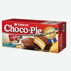 Печенье Бисквитное Choko Pie Orion 180г в магазине Авокадо - цена, где ...