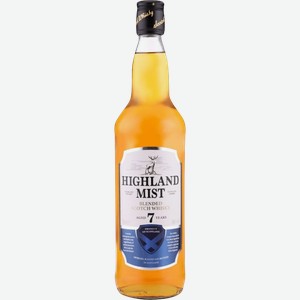 Виски Highland Mist Blended Scotch 40% 700мл в магазине Магнит Экстра ...