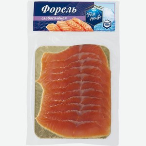 Форель Fish House радужная слабосоленая ломтики в магазине Пятёрочка ...