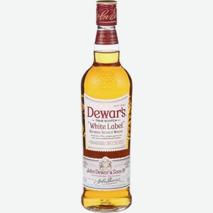 Виски Dewar s White Label 40% 0.7л в магазине Пятёрочка - цена, где ...