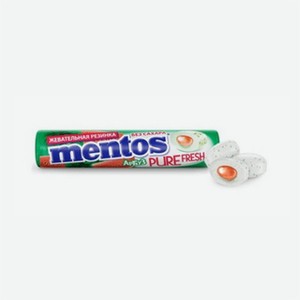 Жевательная резинка Ментос PURE FRESH со вкусом Арбуза 15.5г в магазине ...