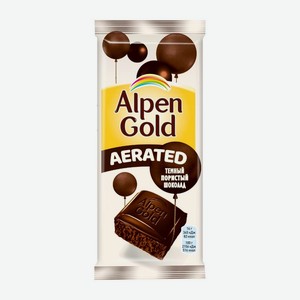 Шоколад Alpen Gold Aerated темный пористый 80/75г в магазине Магнит у ...