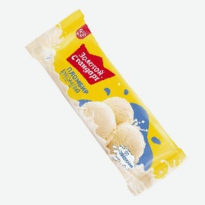 Мороженое Золотой стандарт , пломбир, 1800 мл в магазине Слата - цена ...