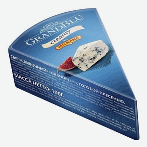 Сыр с голубой плесенью GrandBlu Creamy 56%, 100г в магазине Кировский ...